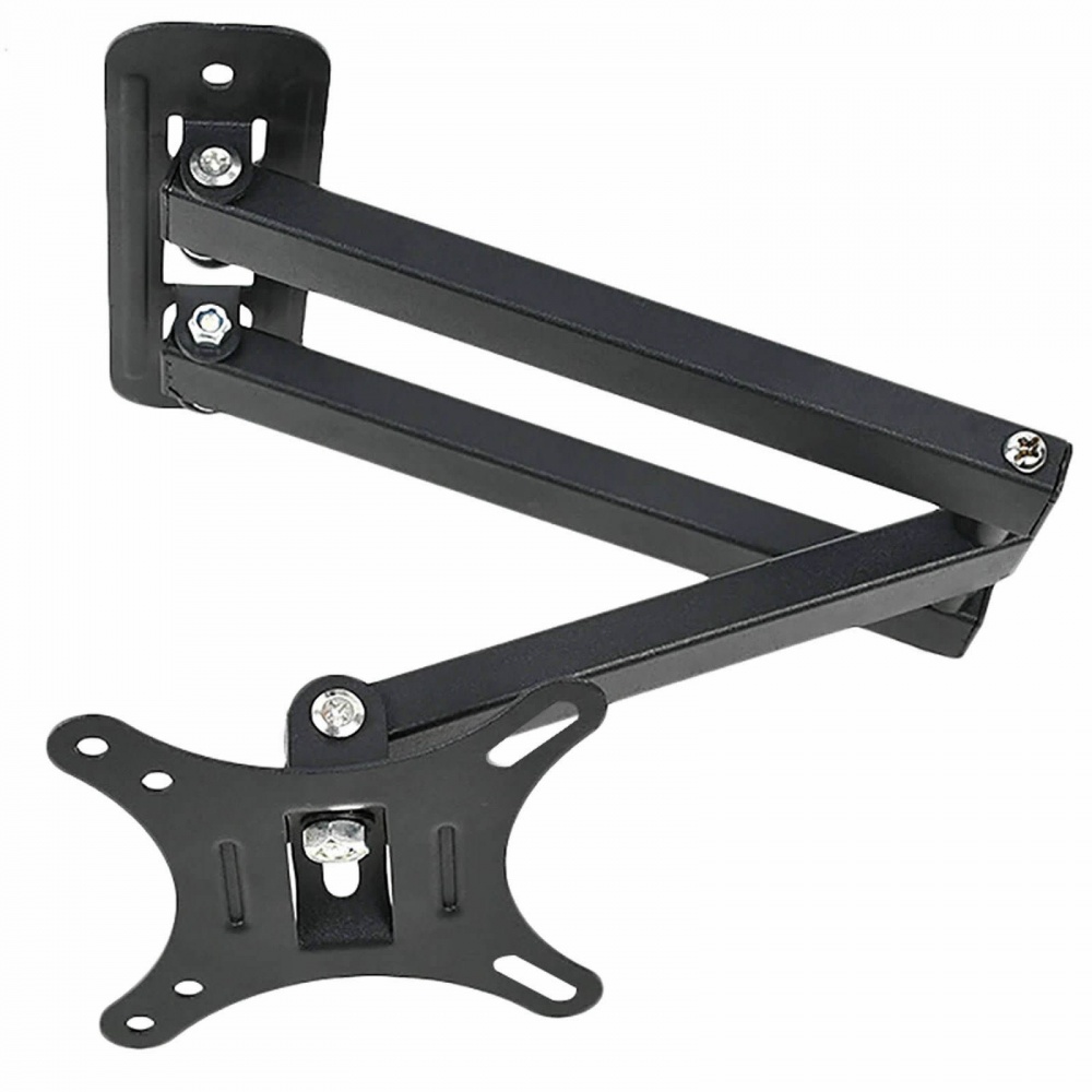 10-26 Inch Wall Mount Swing Arm Tilt Swivel TV / Monitor Wall Mount ...